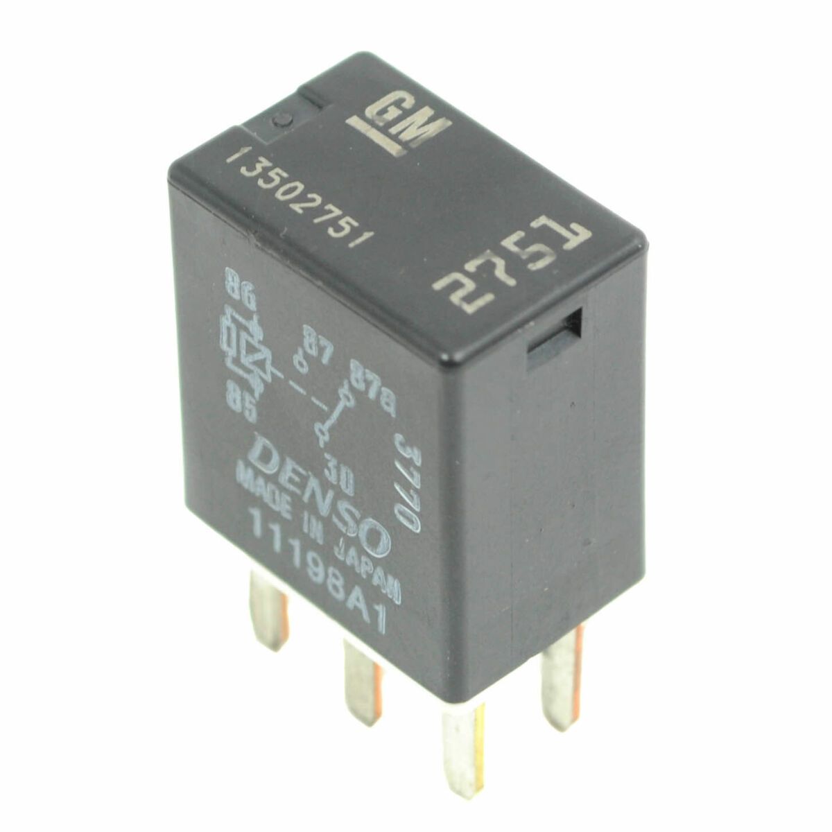 Chevy GMC Cadillac Buick Pontiac Saturn Denso 5 Pin Electrical Relay ...