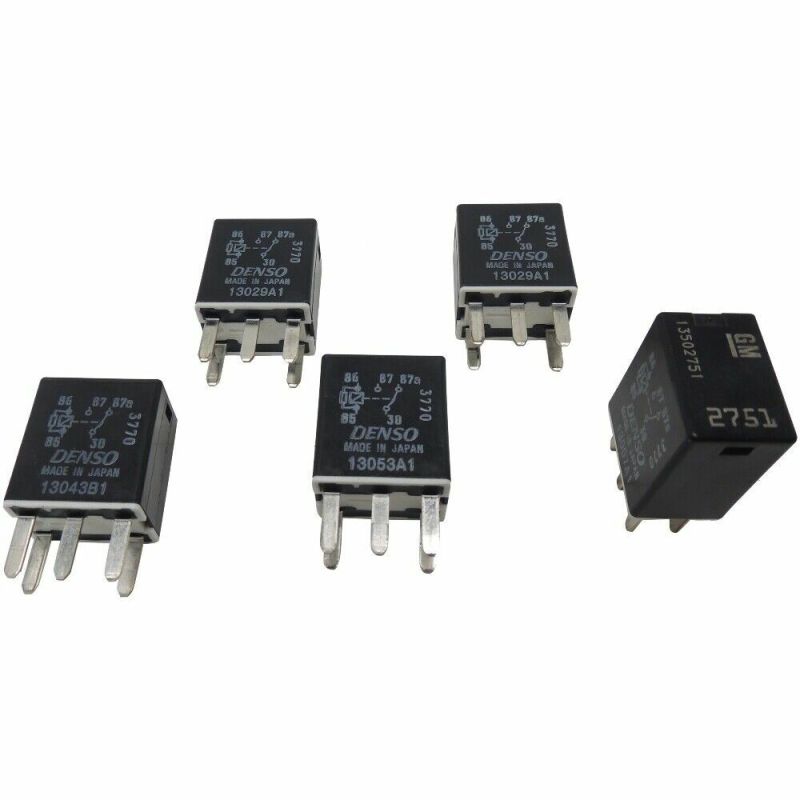 5 Pin Relays 5-Pack 19116058 5-Terminal Main D1780C Denso 13502751 OEM GM
