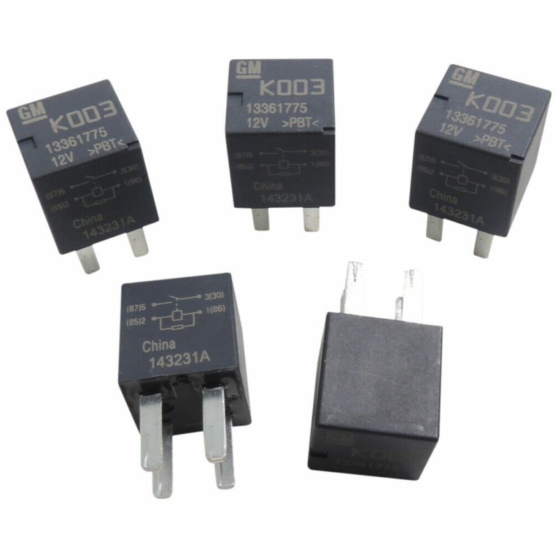 New OEM 13361775 GM Relays 5-Pack Multi-Function 4-Pin Relay 19116962 ...